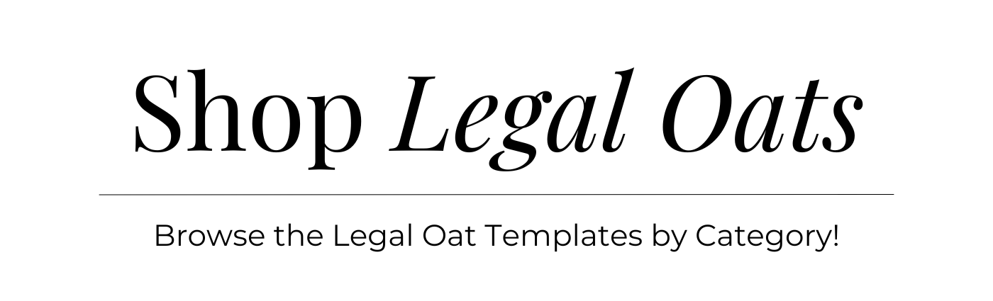 The Legal Oats Template Shop